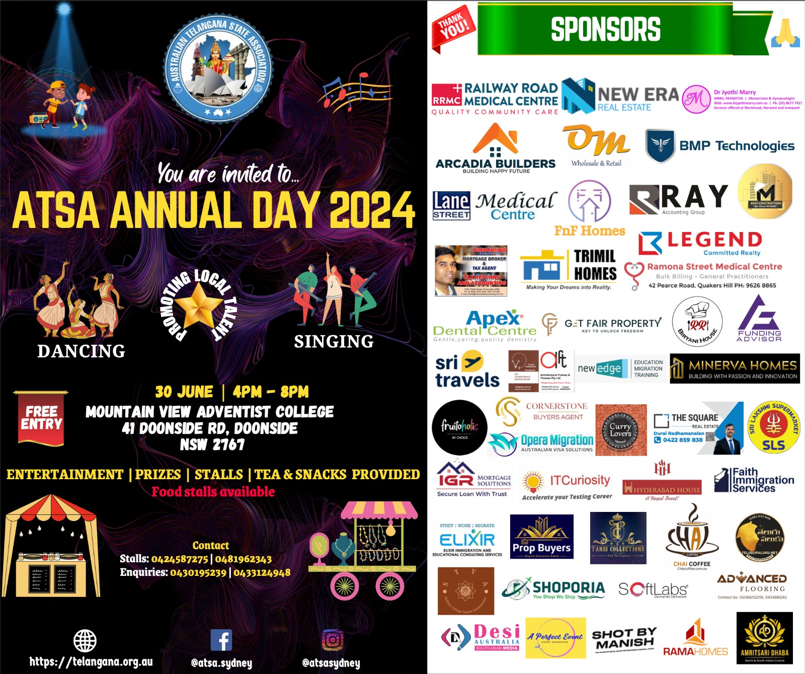 ATSA ANNUAL DAY 2024 - తెలుగు పలుకు ఆస్ట్రేలియా